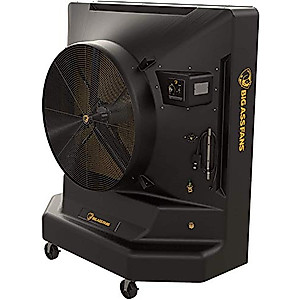 Big Ass Fans Cool-Space 400 Portable Evaporative Cooler, 36 Inch Diameter Fan, Indoor or Outdoor Use, Continuous or Fillable (46 Gallon Capacity), Variable Speed