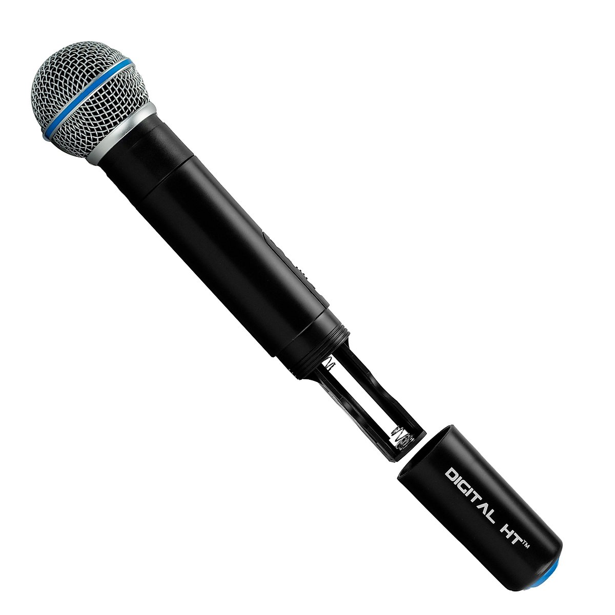 Nady DW-22 Dual Digital Wireless Handheld Microphone System – Dual Fixed UHF Frequency – Ultra-Low Latency with QPSK Modulation - Dual XLR and Mixed ¼” outputs