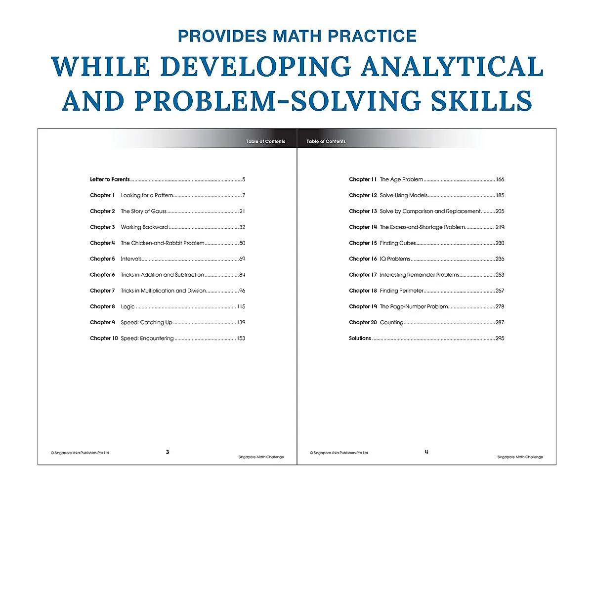 Singapore Math Challenge 4th Grade Math Workbooks, Singapore Math Grade 4 and Up, Patterns, Counting, Addition, Subtraction, Multiplication, Division, 4th Grade Math Classroom or Homeschool Curriculum