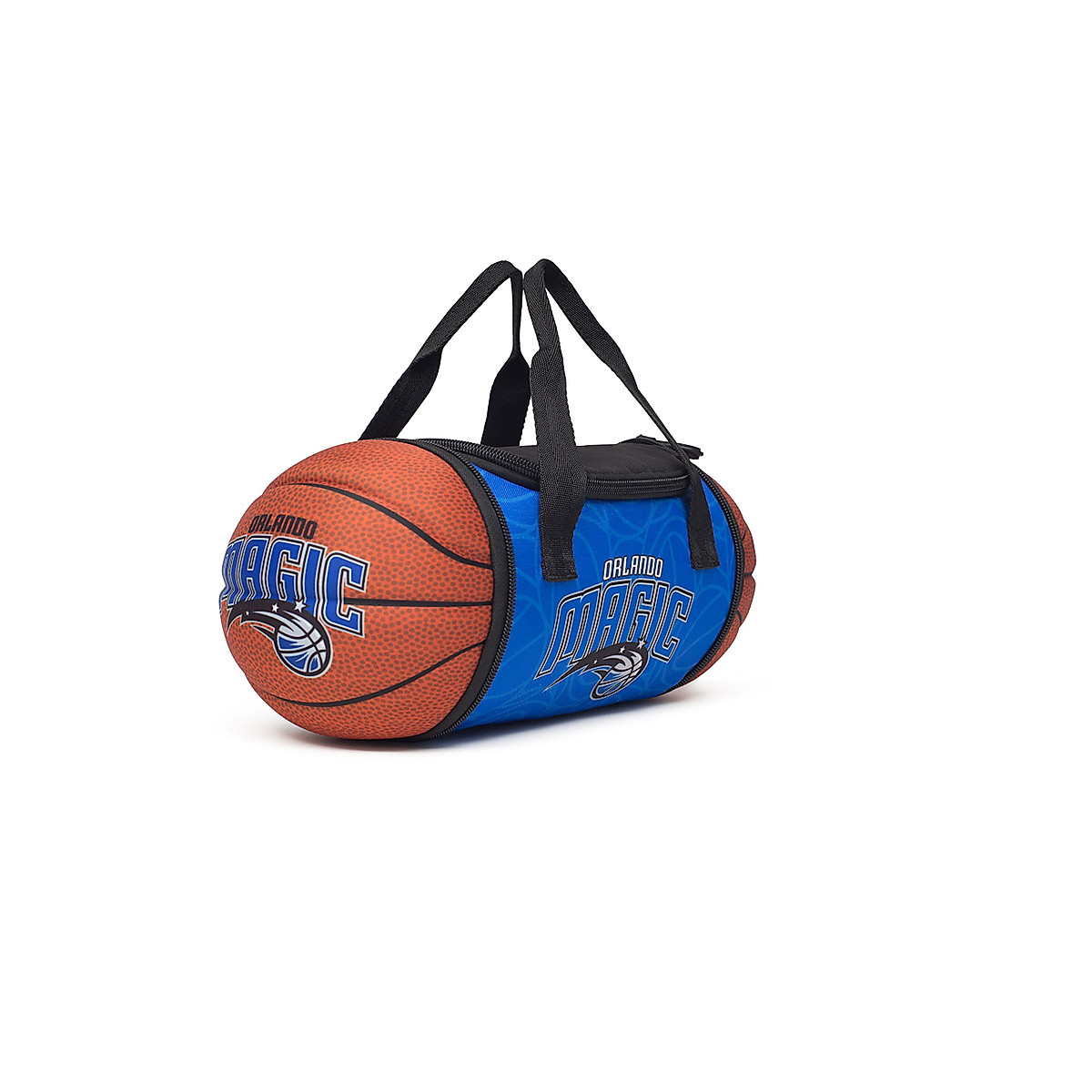 MACCABI ART Official Orlando Magic Collapsible Insulated Basketball Lunch Bag, 13.4” x 5.75” x 5.75”