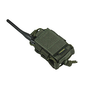 M.O.L.L.E pouch bag Radio Phone GPS tactical molle (Olive OD Green)