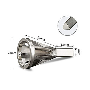 Deburring External Chamfer Tool, Deburring Tool Hard High Speed Stainless Steel Remove Burr Quickly Repairs Tools for Drill Bit External Chamfer Silver Triangle 4PCS