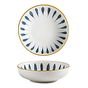 TRESORS Appetizer Plates Snack Bowls Round Soy Sauce Bowl Ceramic Bowl Dipping Bowl Suitable For Side Dishes Dessert Dessert Dipping Bowl Salad Plates Dinner Plates