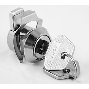 FJM Security FJM-3756-KA Deadbolt Keyed Alike Clip Lock with Chrome Finish, Keyed Alike