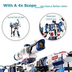 NBK Deformation Toy King of Sniper Oversized Action Figure Robot Model Deformed Original Gift for Kids Adults