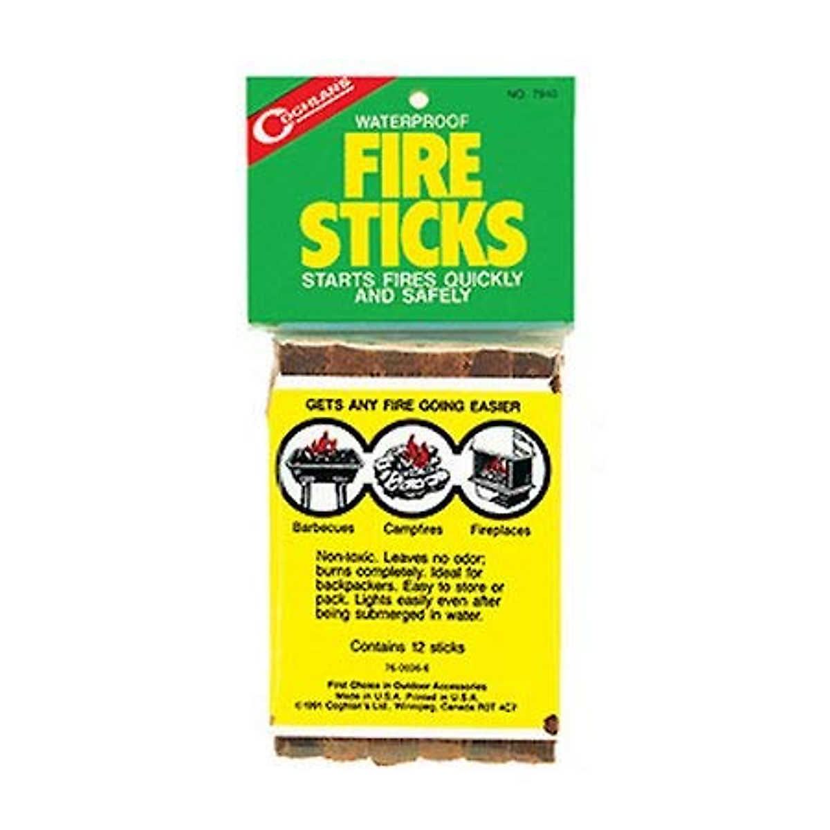 Coghlan's 7940 Fire Sticks 12 Count,Brown,1 Pack