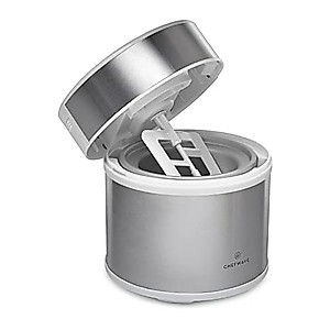 ChefWave Elado 2 Qt Automatic Frozen Yogurt, Sorbet, Gelato, Ice Cream Maker Includes 2 Pack Reusable Freezer Storage Containers 1 Qt Capacity, Recipe Book, LCD Digital Display, Adjustable Churn Time