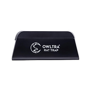 OWLTRA OW-1 Indoor Electric Rat Trap, Instant Kill Rodent Zapper with Pet Safe Trigger, Black, Large