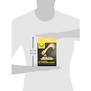 EvoShield Oval Multiformat Guard,Black/Yellow