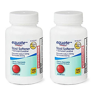 Equate - Stool Softener with Stimulant Laxative, 240 Tablets