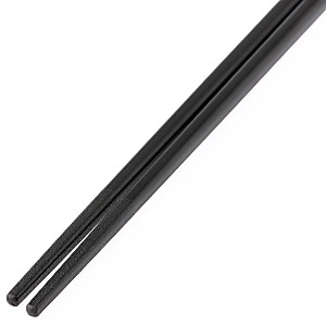 HASEKIN Glass Fiber Eco Chopsticks Pack of 10, Black