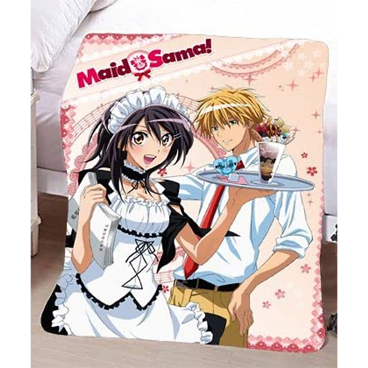 D&D Entertainment Maid Sama! Misaki and Usui Throw Blanket Officially Licensed