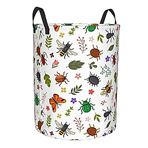 Insect Laundry Hamper Cute Laundry Baskets Large Boys Girls Clothes Hampers Animals Organizer Hamper Dirty Clothes