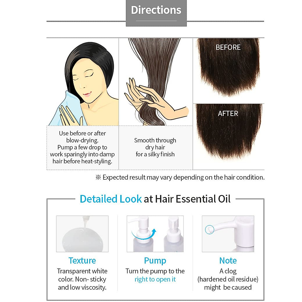 Magical Hair Essence & Treatment with 6 Natural Oil Complex (Argan,camllia,jojoba,meadow Form Seed,macadamia,abocado Oil)