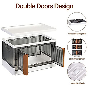 HAIXIN 3 Pack 8.4 Gal Storage Bin and 6 Layers Shoe Box