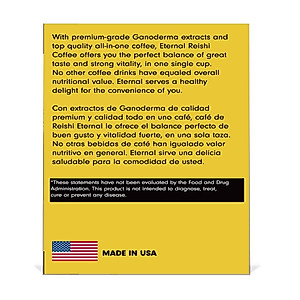 Eternal Spirit Beauty Asian Latte Coffee Singles - Indulge in Instant Luxury with Individual Packets for Quick and Velvety Bliss (15 Sachets - 0.64 Oz Each)