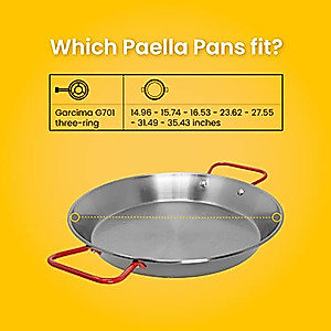 Machika G700 Portable Burners for Cooking | 3 Rings Propane Burner for Outdoors | Perfect for Barbecues, Camping, and Picnics | Ideal for Catering, Events, Restaurants | Fits up to 35.43 Inches Pans |