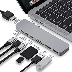 PRO-Tek HyperDrive Multiport USB-C Adapter forMacbook 13/ MacBook Air