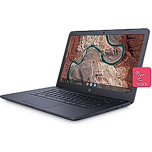 HP Chromebook 14-db0008ca 14-inch Full HD Touchscreen Laptop, AMD Dual-Core A4-9120 2.2GHz, 4 GB RAM, 32GB eMMC Storage, Computer Wifi and Bluetooth 4.2 Combo, Chrome OS, Chalkboard Gray (Renewed)