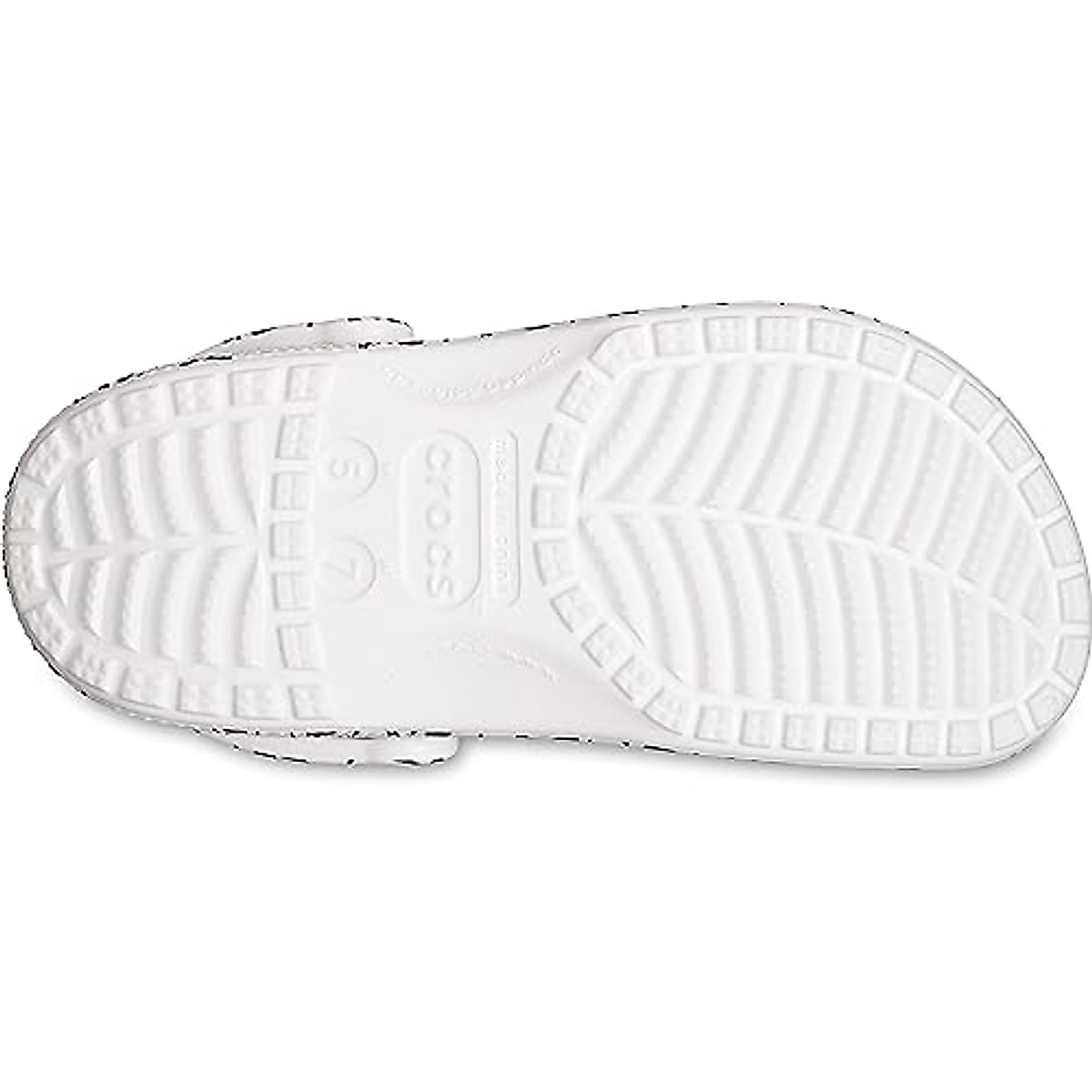 Crocs Unisex Classic Graphic Clogs, White/Black, Numeric_11 US Men