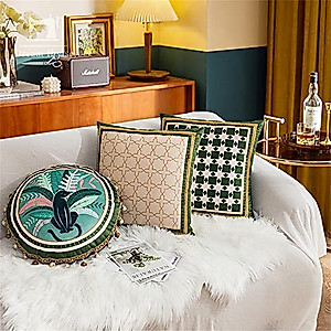 American Light Luxury Pillow 4-Piece Set Retro Ethnic Home Soft Sofa Cushion Cushion