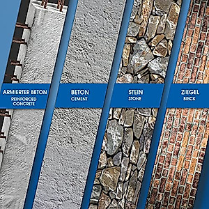 S&R Carbide Drill Bit Set SDS-Plus for Concrete, Granite, Stone. Drill Bit Set 6 Pieces 5, 6, 8 x 110 mm; 6, 8, 10 x 160 mm in Plastic Box - Hammer Drill and Impact Drill Bits