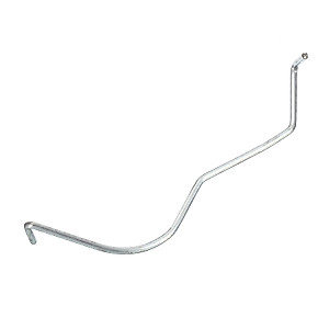 PATIKIL 3.3x0.9 Cage Door Hook, 10Pcs Stainless Steel Durable Singe Wire Water Pipe Latch Hook for Locking and Fixing Rabbit Pig Poultry Cage, Silver