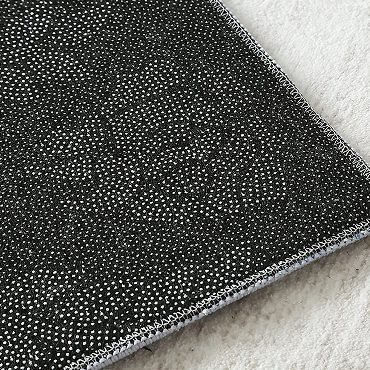 MSUIINT Flower Shaped Rug, Round Bedroom Bedside Blanket Carpet, Aesthetic Cute Flower Round Area Rug, Non Slip Circle Soft Fluffy Flower Rug Indoor Floor Mat(Green)