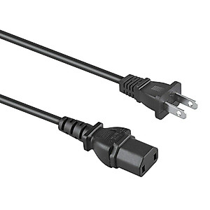 yanw 2 Prong AC Power Cord Cable for Sony PS4 Pro Playstation 4 Pro Xbox One