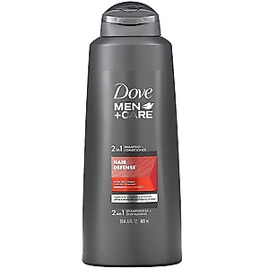 Men+Care, 2 In 1 Shampoo + Conditioner, Hair Defense, 20.4 fl oz (603 ml), Dove