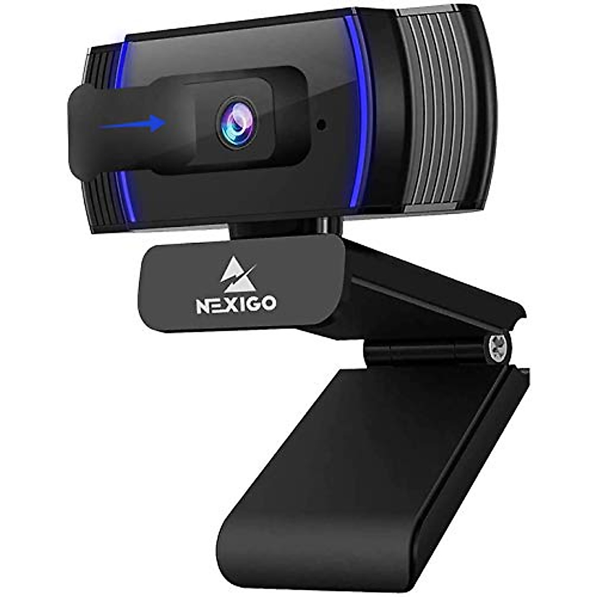 NexiGo N930AF 1080p Webcam with Microphone and Privacy Cover, AutoFocus, Noise Reduction, HD USB Web Camera, for Zoom Meeting YouTube Skype FaceTime, PC Mac Laptop Desktop (Renewed)