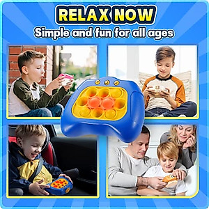 Handheld Game for Kids 6-12，4 Modes Games, A Toy Game Machine That Exercises Reaction Ability and Improves Concentration |Teens Boys & Girls Ages 3-12 Years Old & Up