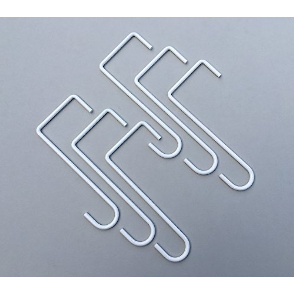 Alumahangers Made in USA. powder coated steel hangers - 3"x 8" Lattice Hanger (6 pack) "White" for Alumawood Lattice or pergola patio covers - easy to use and great for heavier decorating items!