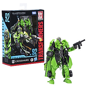 Transformers Toys Studio Series 92 Deluxe Class The Last Knight Crosshairs Action Figure - Ages 8 and Up, 4.5-inch