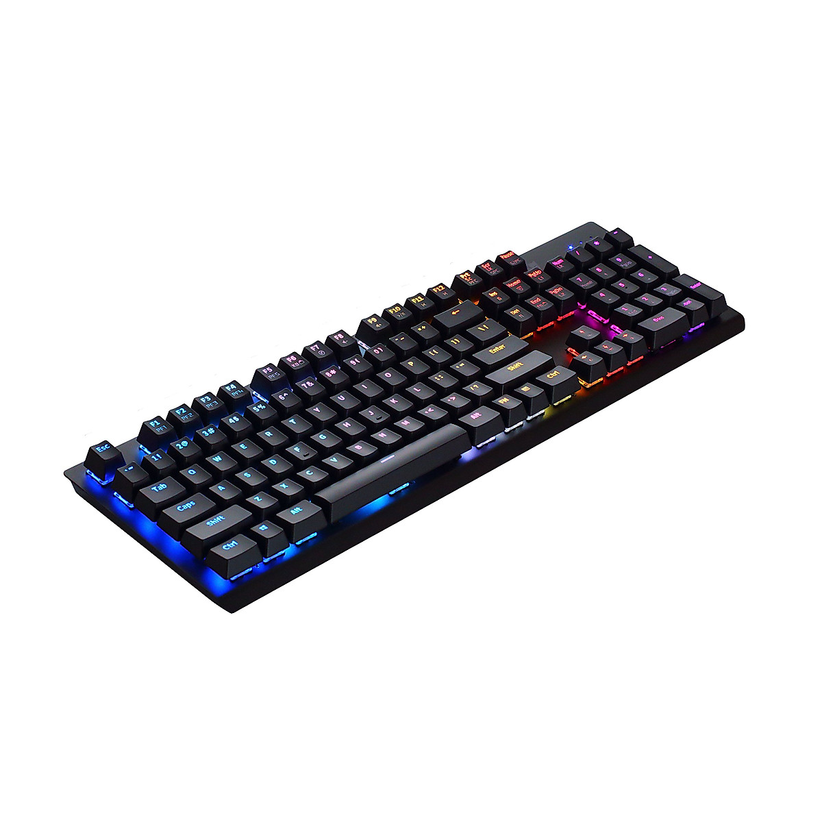 Gram SE Spectrum G11UXL Blue Optical Switch Single Individual Per Key Full Color RGB LED Backlit Illuminated Mechanical Black Gaming Spill Resistant Keyboard TS-G11UXL B (BL)