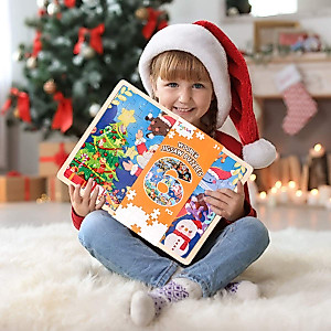 6 Pack Wooden Puzzles for Kids Ages 4-8 Jigsaw Puzzles Preschool Learning Educational Toys for Toddlers Boys Girls