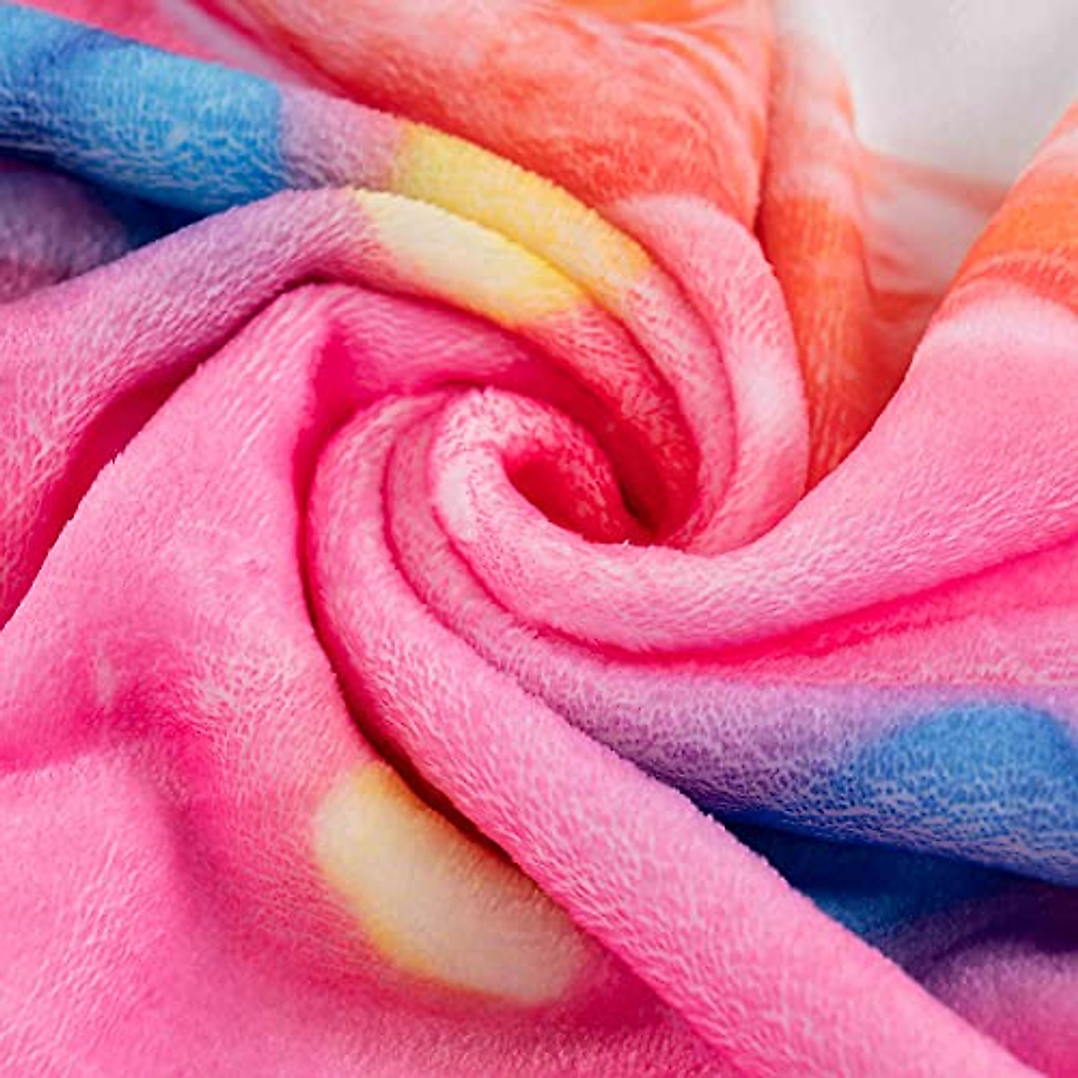 BATTILO HOME 71 Inch Pink Donut Blanket for Adult and Kids, Soft and Comfortable Flannel Round Blanket for Bedding,Funny Blanket Giant Food Blanket Gifts for Crib, Sofa, Outdoors