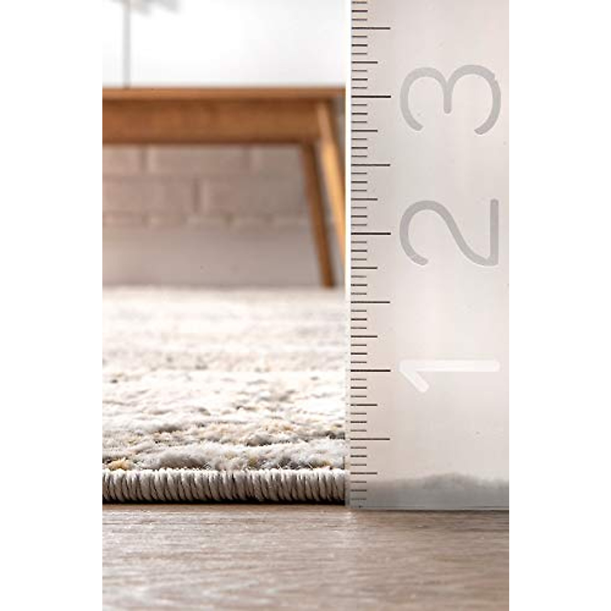 nuLOOM Leora Contemporary Area Rug, 5' x 8', Gold