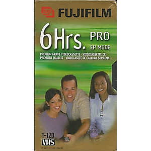 Video Cassette Blank 6 Hour Premium Grade T-120 2-Pack by FUJIIFILM