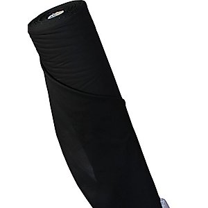 Full Funk Thin 100% Cotton Muslin Gauze Fabric 58 inch Wide 1 Yard Long, Black