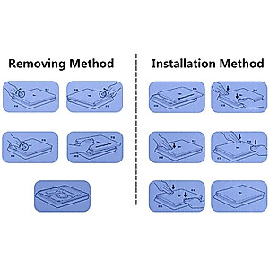 New Replacement Top Upper & Bottom Lower Housing Shell Case Cover Protective Cover for PS4 Slim Console White