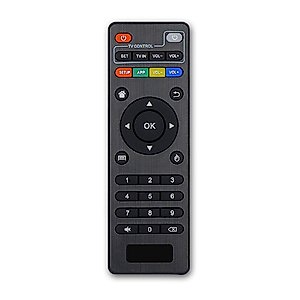 Bincolo Original Replacement Remote Control Controller for Android TV Box MXQ, MXQ PRO, MXQ-4K, M8S, M8N, T95, T95M, T95N, T95X, X96, X96mini, H96, H96 Pro, Black