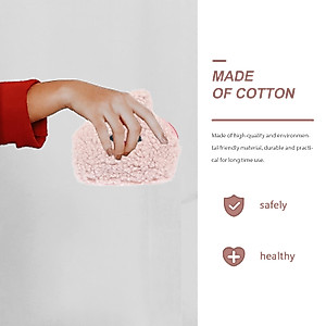 Rabbit Coin Purse Small Plush Purse Zipper Money Wallet Stuffed Handbag for Girls Women Birthday Easter Christmas Party Pink