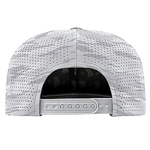 Branded Bills Pearl Old Glory PVC Artic Camo Elite Curved, Snapback Closure, Lightweight, Comfortable Baseball Cap