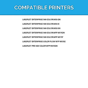 LD Products Remanufactured Toner Cartridge Replacements for HP 507X CE400X 507A CE400A (High Yield Black, 3-Pack) for use in Laserjet Enterprise M551n M551dn M551xh M570dw M570dn M575c M575dn M575f