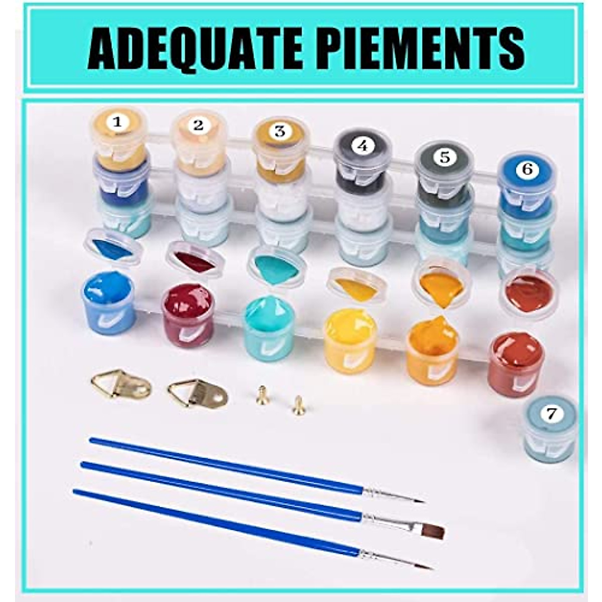 weharnc Paint by Number for Adults Cow-Paint by Numbers for Adults Beginner, Cow Paint by Numbers for Gift Home Wall Decor (Cow,16 x 20 inch)