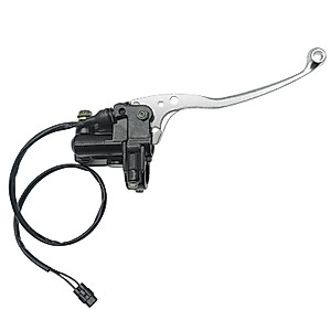 JAVIK Front Brake Master Cylinder for Yamaha 2002-Up Grizzly Kodiak Banshee Big Bear Bruin Raptor Warrior Wolverine Blaster Bear Tracker 200 250 350 400 450 660(Black)