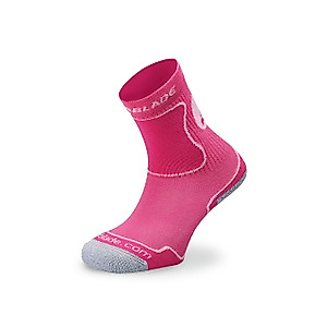 Rollerblade Boys Modern Performance Kids Socks, Inline Skating, Multi Sport, Fuschia and Pink, Fuchsia/Pink, Small US