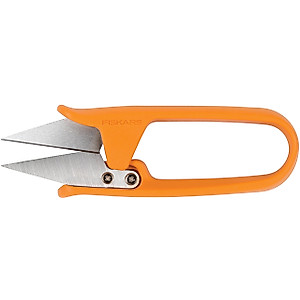 Fiskars Thread Snip Scissors, Gray Orange