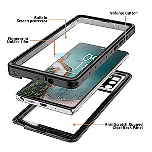 ANTSHARE for Samsung Galaxy Note 20 Case Waterproof, Built in Screen Protector 360° Full Body Heavy Duty Protective Shockproof IP68 Underwater Case for Samsung Galaxy Note 20 6.7inch
